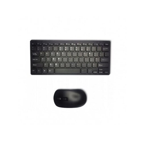 Kit mouse si tastatura Wireless ultra subtire, negru - eMAG.ro