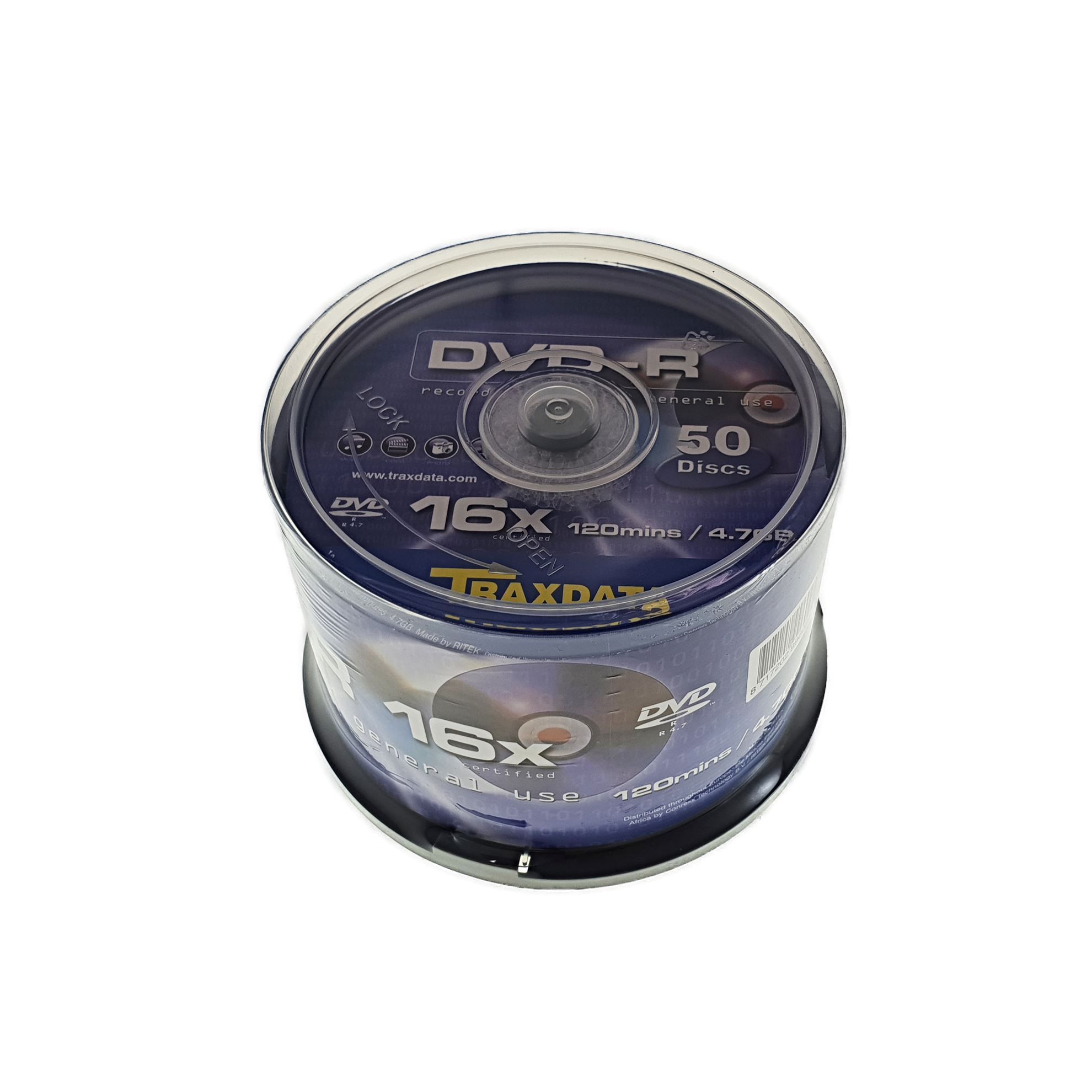 DVD-R Traxdata,16x, 4.7Gb, Cake Box 50buc - eMAG.ro