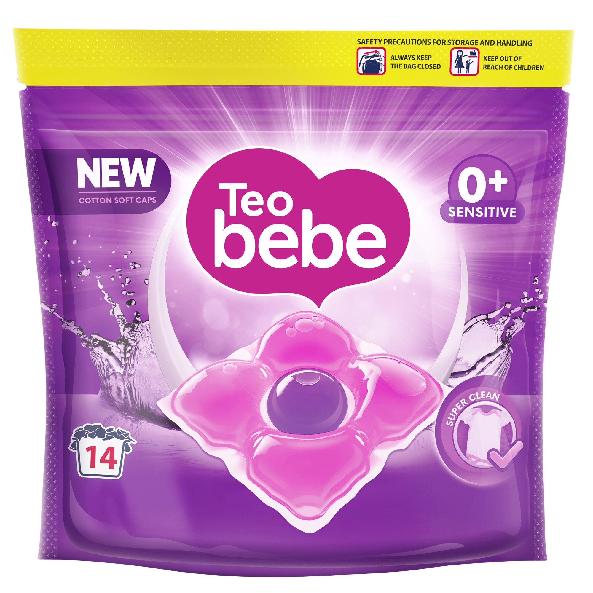 Teo Bebe Cotton Soft Kapszulás mosószer, 14 kapszula, 14 mosás - eMAG.hu