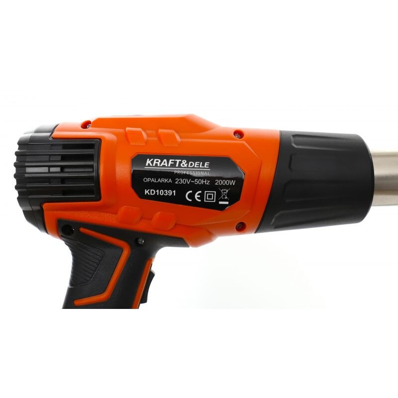 Suflanta cu aer cald tip pistol 2000W 500l/min 550C KD10391 KraftDele ...