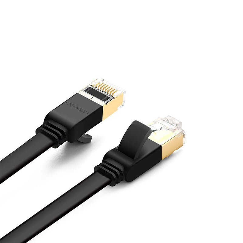 Cablu Retea Ethernet RJ45 Cat 7 10 Gbps, Ugreen NW106, Fir Flat ...