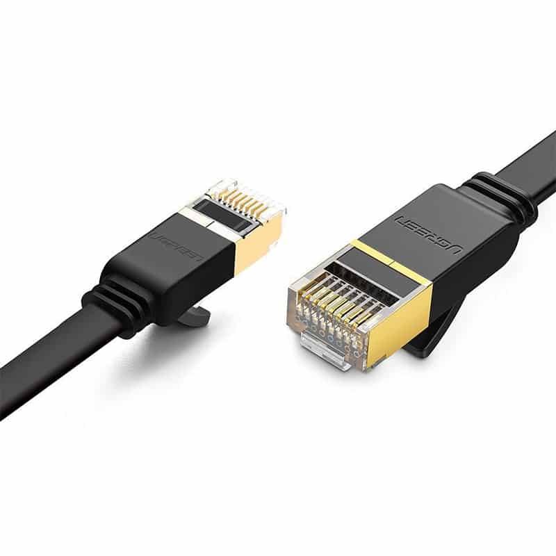 Cablu Retea Ethernet RJ45 Cat 7 10 Gbps, Ugreen NW106, Fir Flat ...