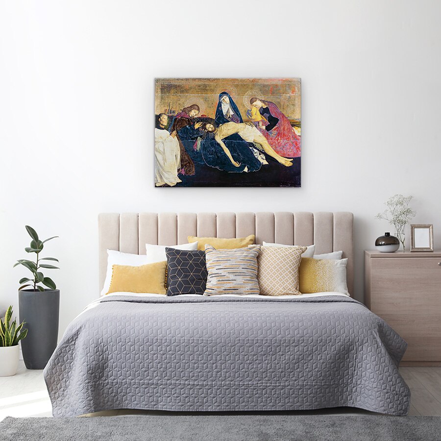 Enguerrand Quarton - Az Avignon Pieta, Vászonkép, 50 x 70 cm - eMAG.hu