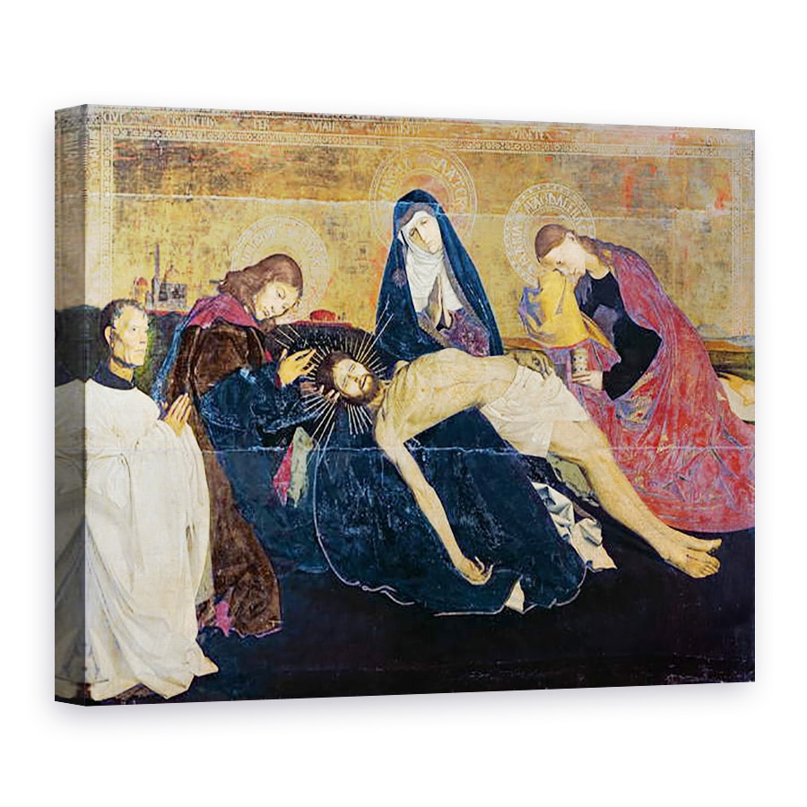 Enguerrand Quarton - Az Avignon Pieta, Vászonkép, 50 x 70 cm - eMAG.hu