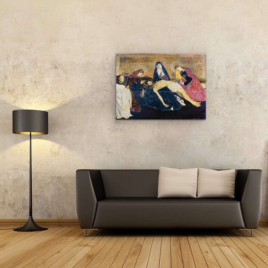 Enguerrand Quarton - Az Avignon Pieta, Vászonkép, 50 x 70 cm - eMAG.hu