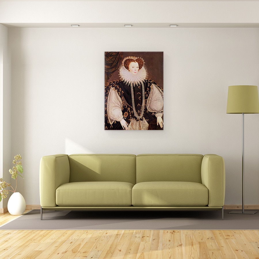 Картина на платно - George Gower - Portrait Of Elizabeth Sydenham, Lady ...