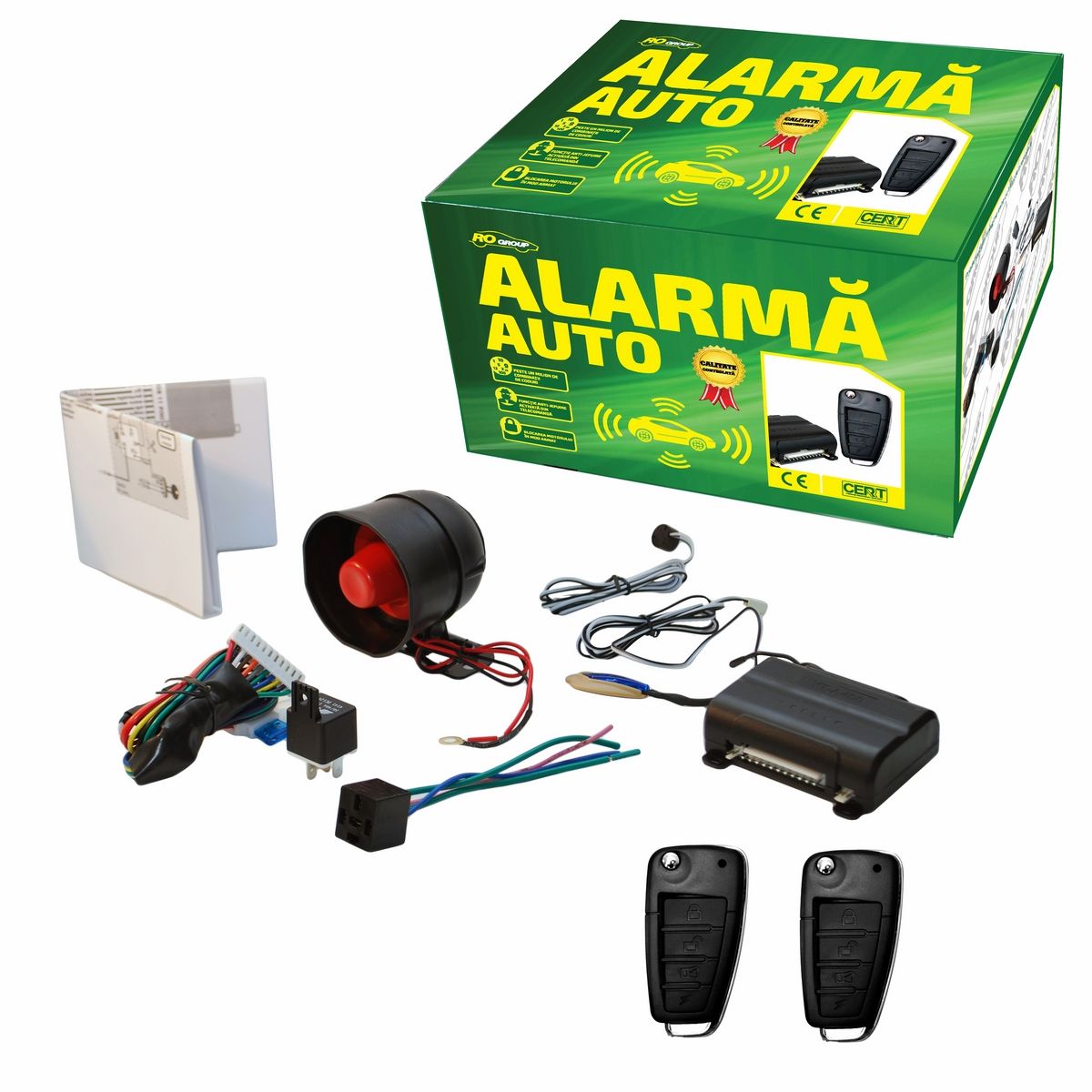 Alarma auto RoGroup - eMAG.ro