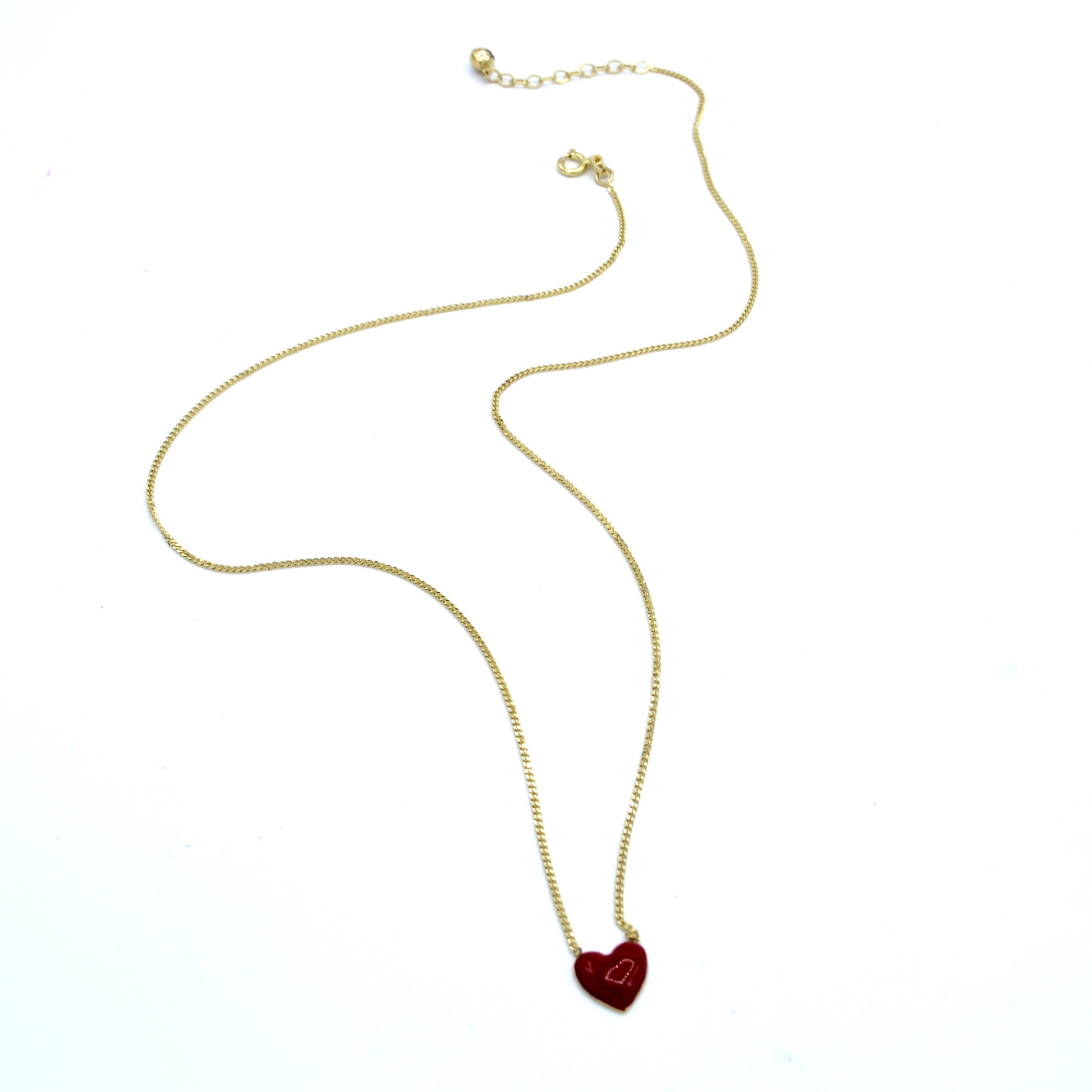 Lant aur 14K cu pandantiv Inima, 180898 - eMAG.ro