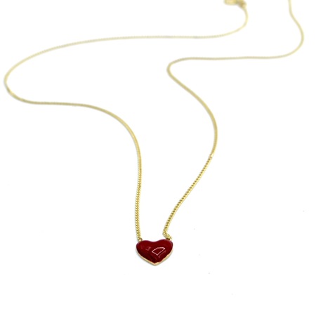 Lant aur 14K cu pandantiv Inima, 180898 - eMAG.ro