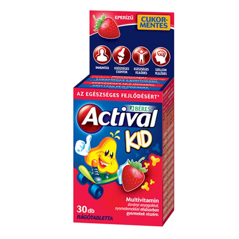 Actival Kid Rágótabletta (Eper) 30db - eMAG.hu