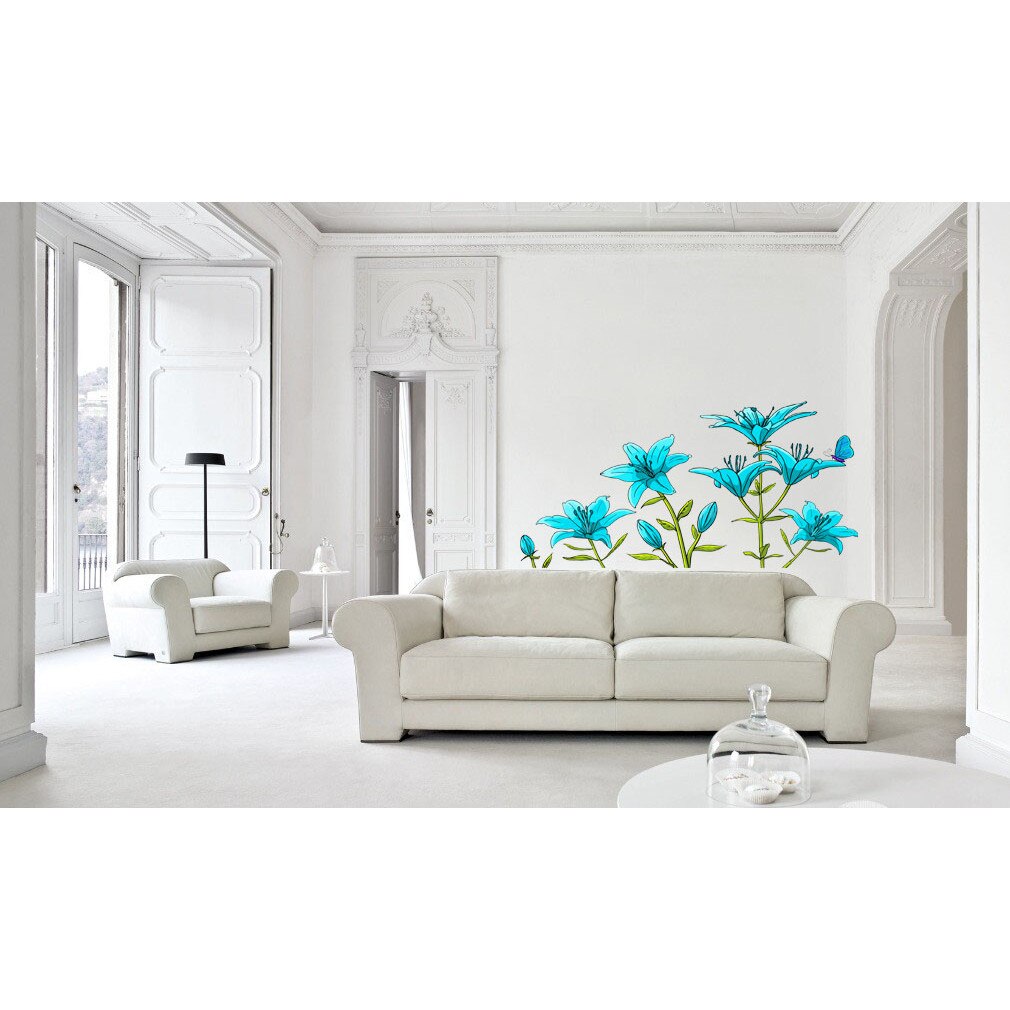 Sticker decorativ, Crin albastru, 150 cm, 397STK - eMAG.ro