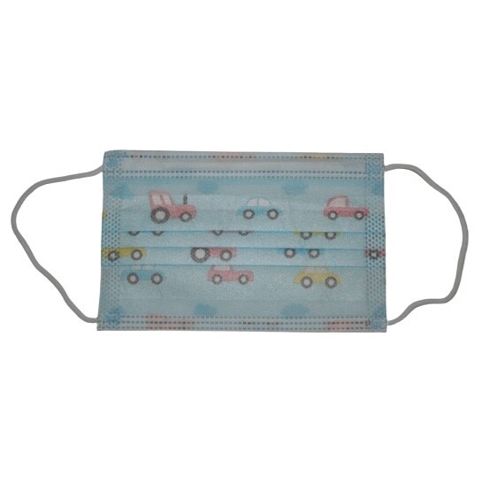 Set 50 bucati Masti copii model Masinute, de unica folosinta, cu 3 ...