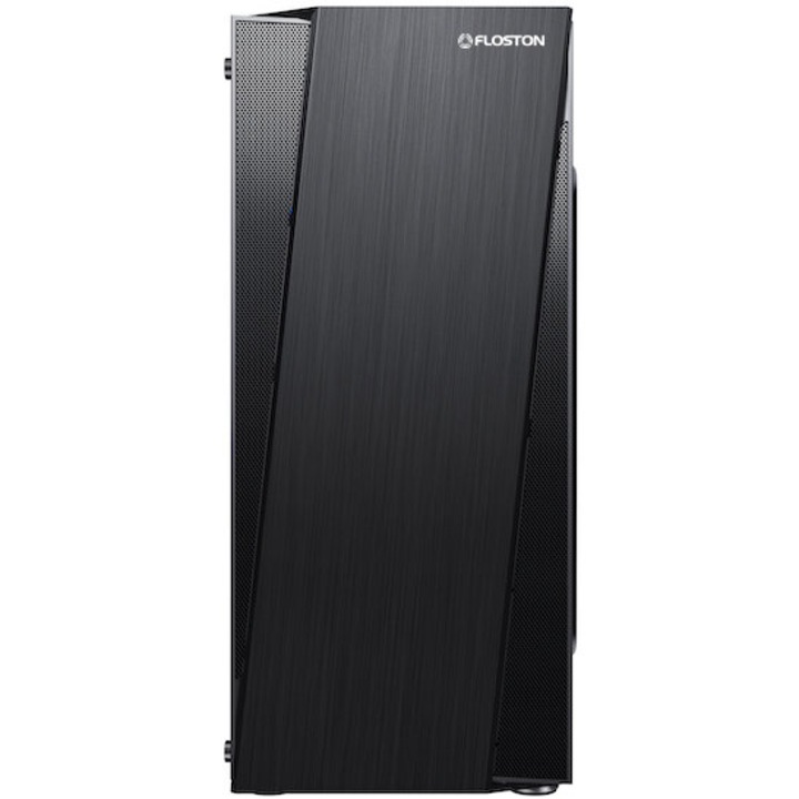 Carcasa Floston BLUE STYLE, Middle Tower, fara sursa, ATX, Black - eMAG.ro