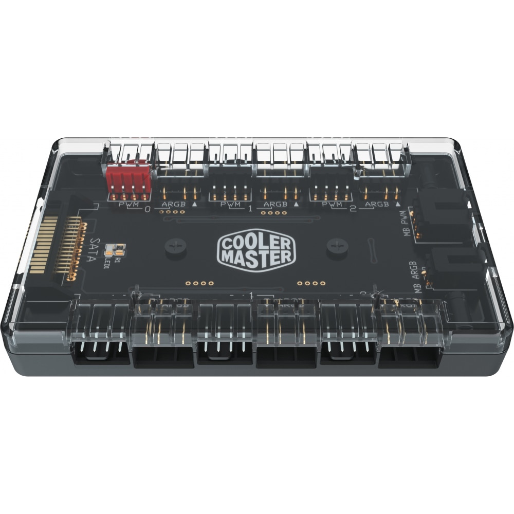 Контролер за вентилатори Cooler Master ARGB & PWM HUB 1 to 6 Port - eMAG.bg