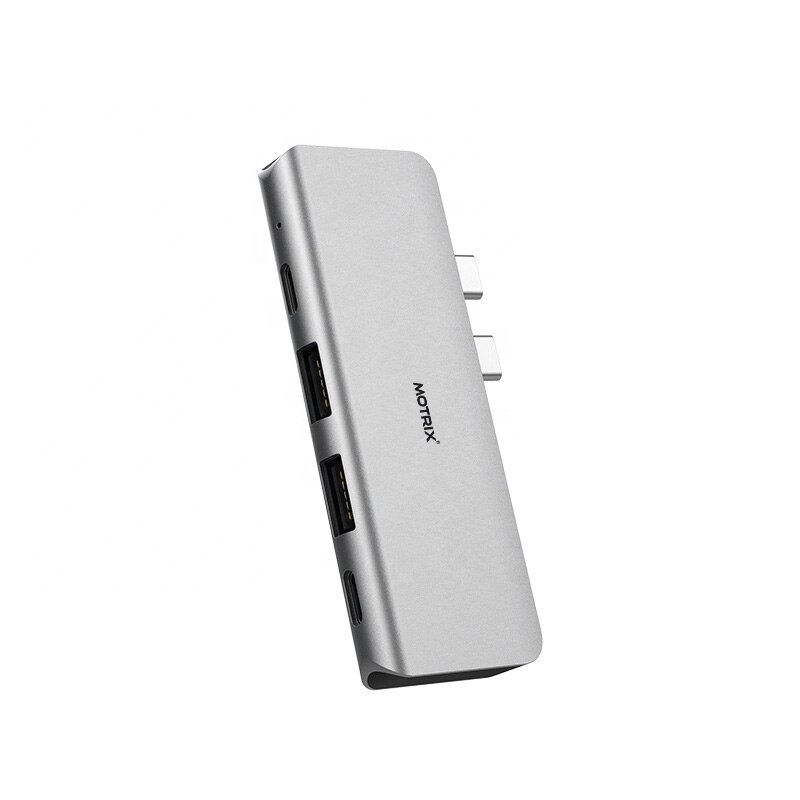 Hub adaptor Motrix® USB Type-C la 2xUSB3.0, 1xType-C Thunderbolt 3 ...
