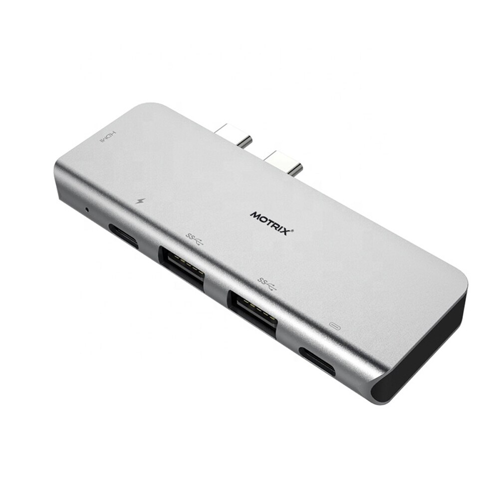 Hub adaptor Motrix® USB Type-C la 2xUSB3.0, 1xType-C Thunderbolt 3 ...