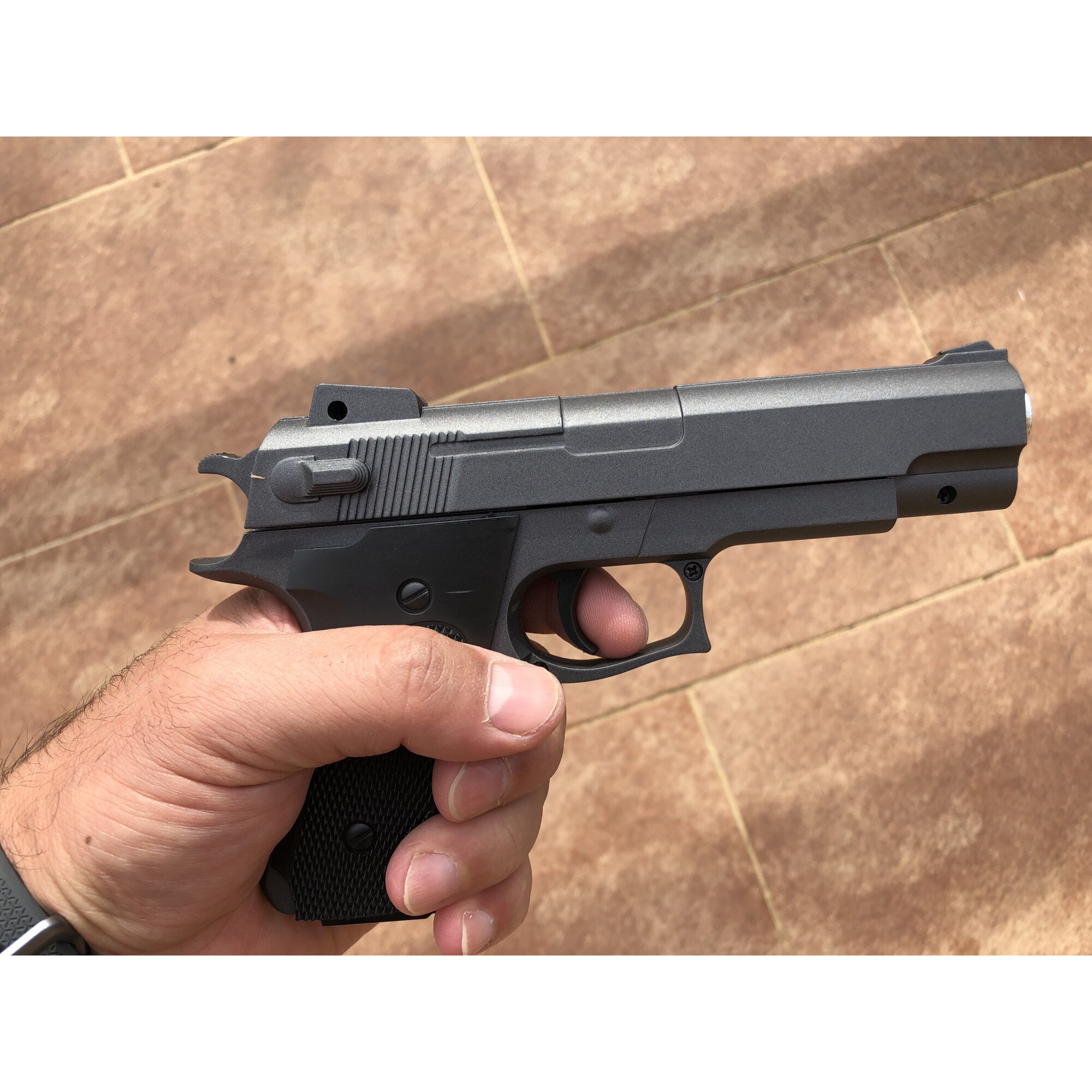 Pistol Airsoft Metalic, Arc Spring Colts K33M, 300 Bile, Calibru 6 mm ...