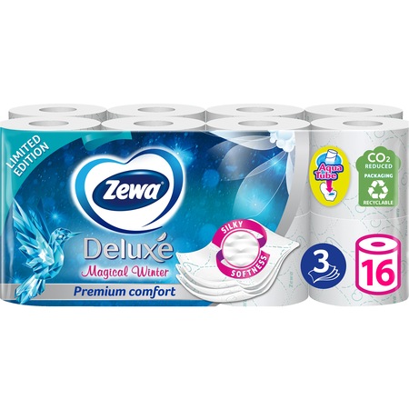 Zewa Deluxe Limited Edition toalettpapír, 3 rétegű, 16 tekercs - eMAG.hu