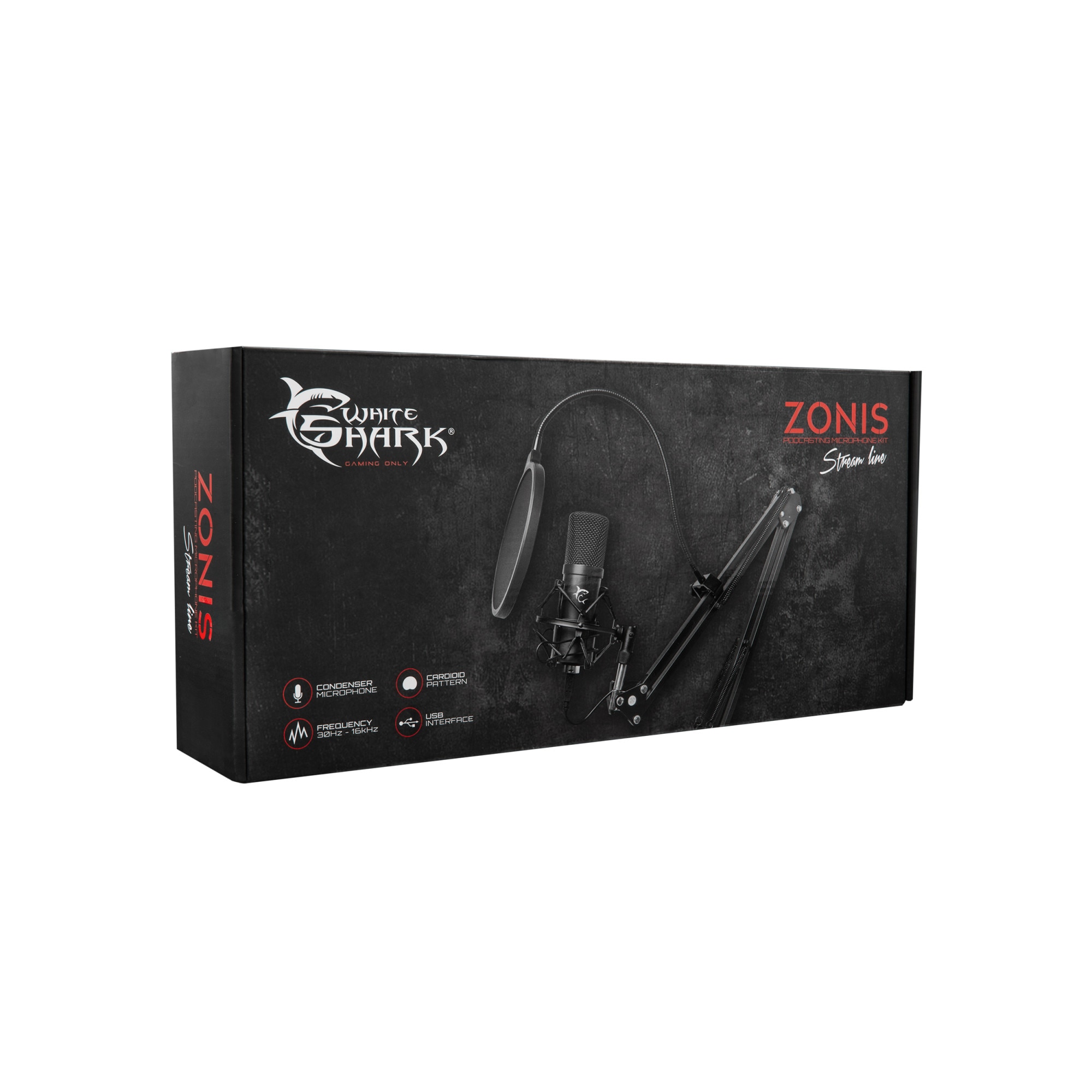 ЗОНЕН МИКРОФОН White Shark - eMAG.bg