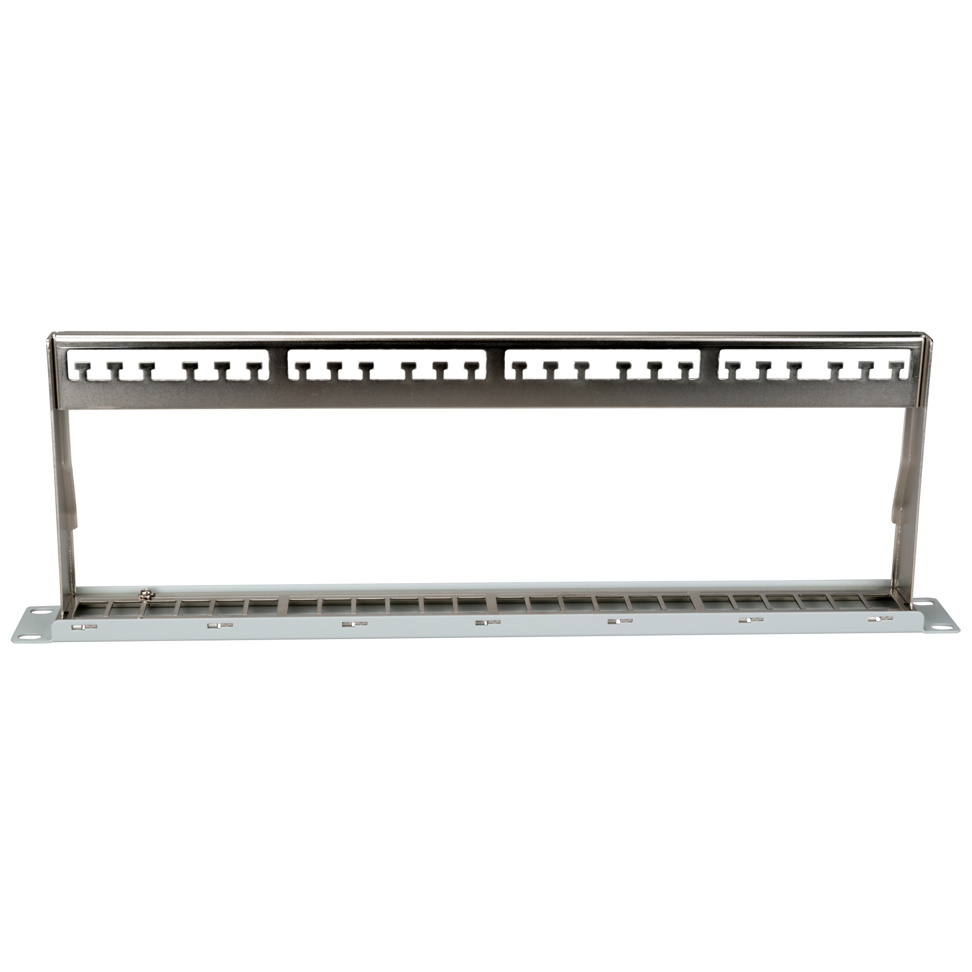Patch panel pentru 24 module TOOLLESS LINE, Schrack, rackabil, 1UH, 19 ...
