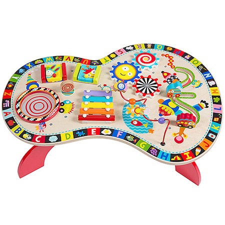 Masuta educativa multifunctionala, Jumbo Busy Table din lemn - Krista ...