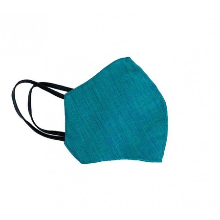 Masca verde de protectie SIKS® din bumbac, pentru adulti, 2 straturi ...