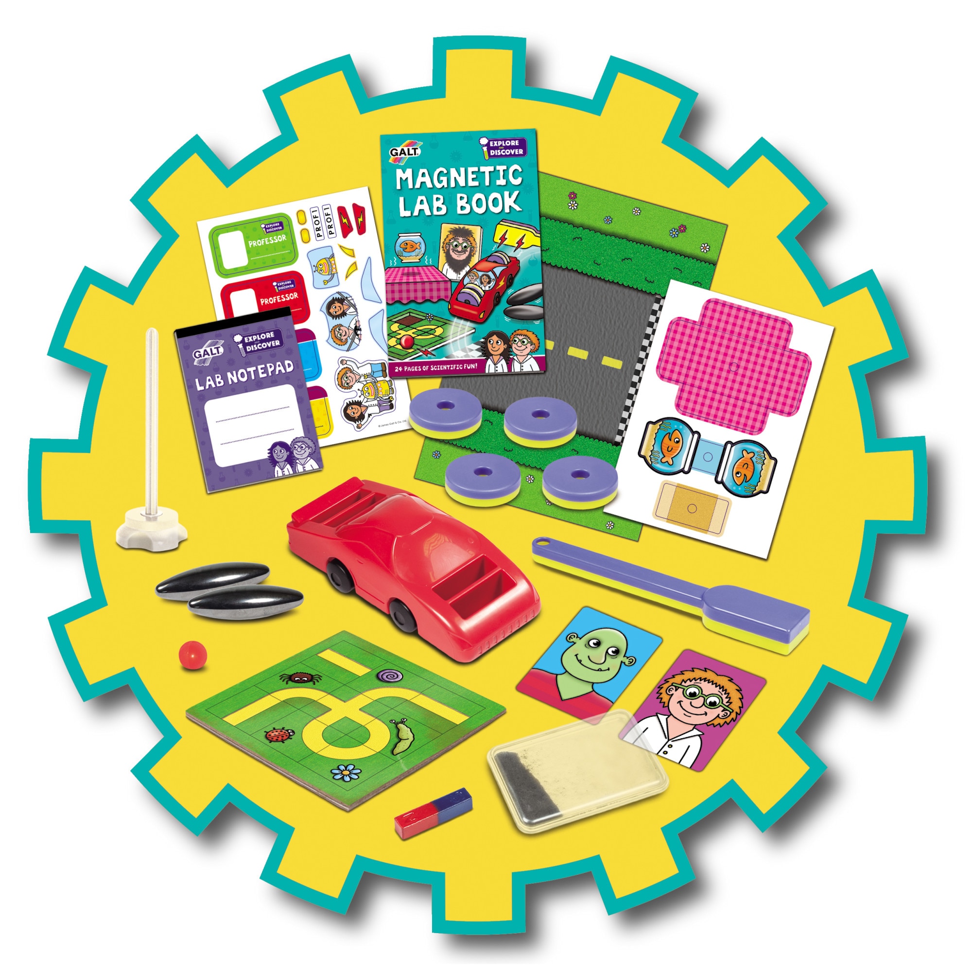 Kit pentru experimente Galt - Magnetic lab - eMAG.ro