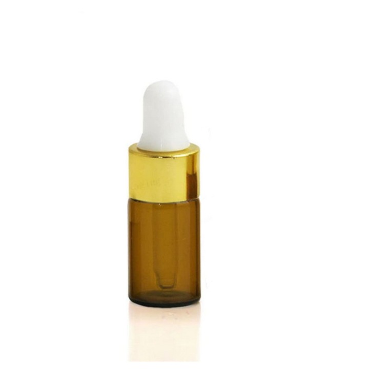 Set 5 recipiente cosmetice din sticla, cu pipeta din sticla pentru ...