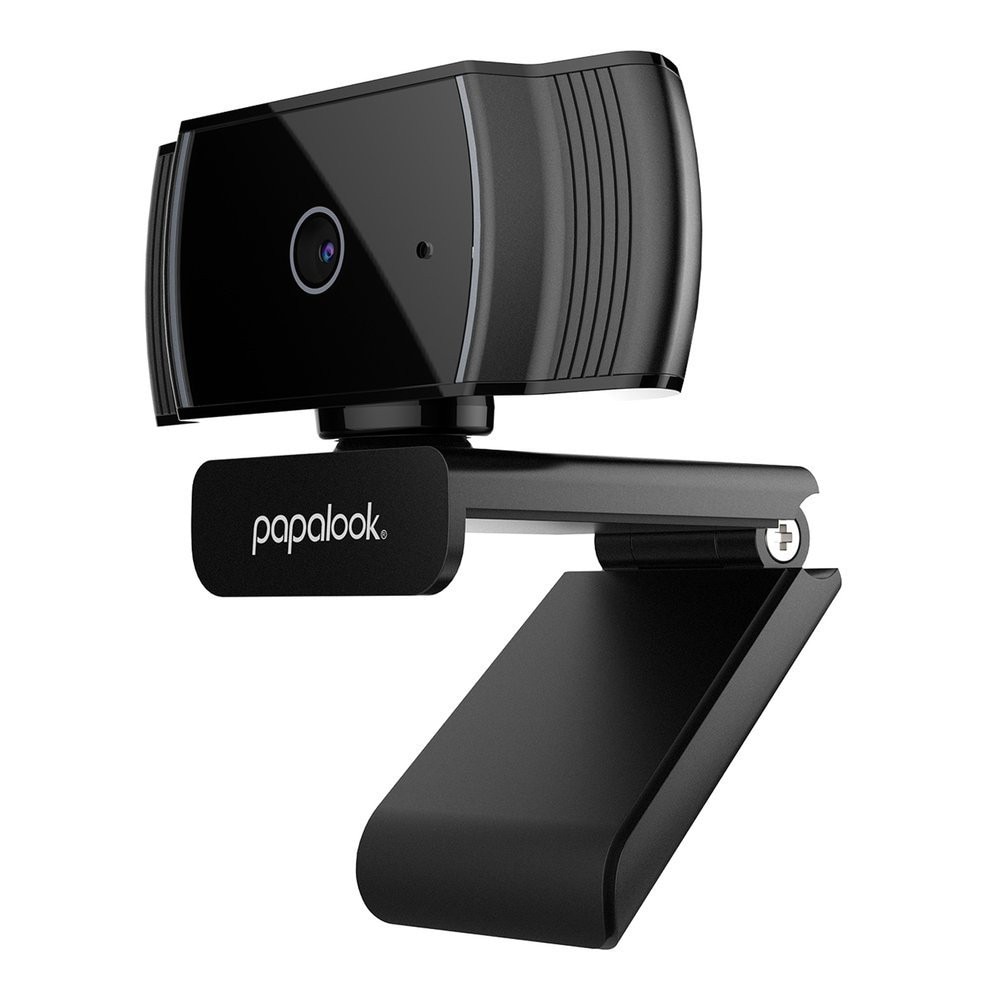 Papalook Full HD 1080p webcam with microphone for laptop monitor ...