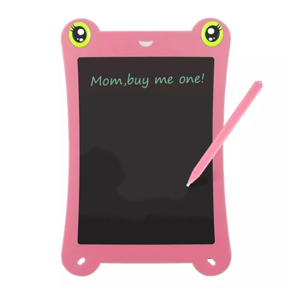 Tableta LCD pentru notite si desene cu stergere automata 8.5 Inch, roz ...