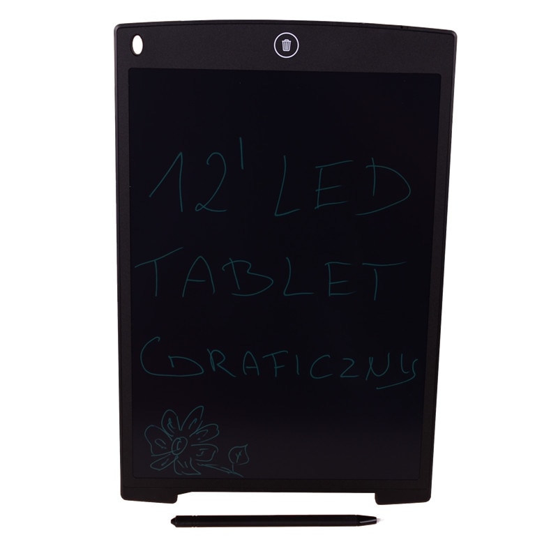 Tableta LCD pentru notite si desene cu stergere automata 12 Inch - eMAG.ro