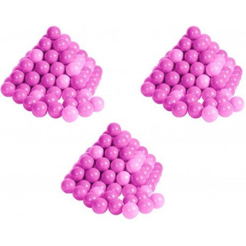 Set 300 bile colorate Soft Pink - eMAG.ro