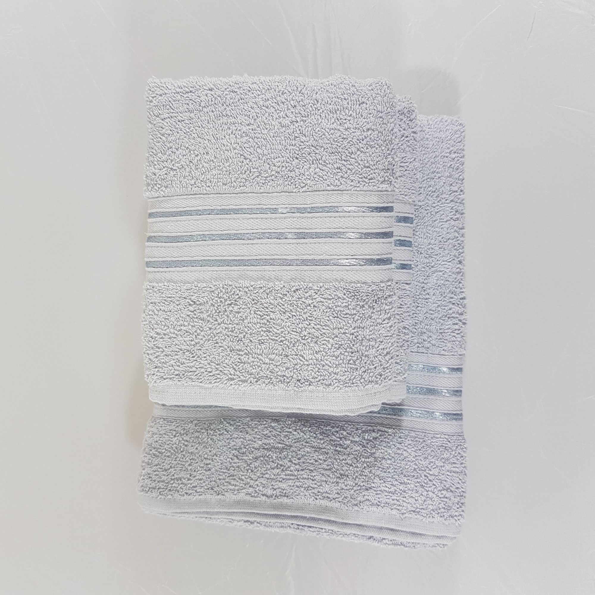 Set 4 Prosoape Athena, 100% Bumbac, Home, Hotel, Horeca, Gri - eMAG.ro