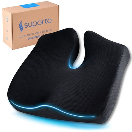 Perna Ortopedica Suport Coccis pentru scaun de birou sau masina cu ...