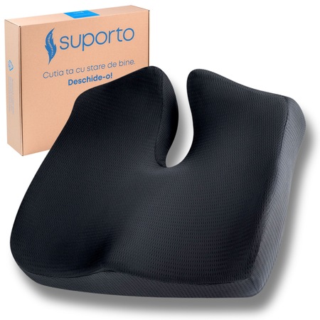 Ergonomikus ortopéd ülőpárna, autó vagy irodai székre, memóriahabos ...