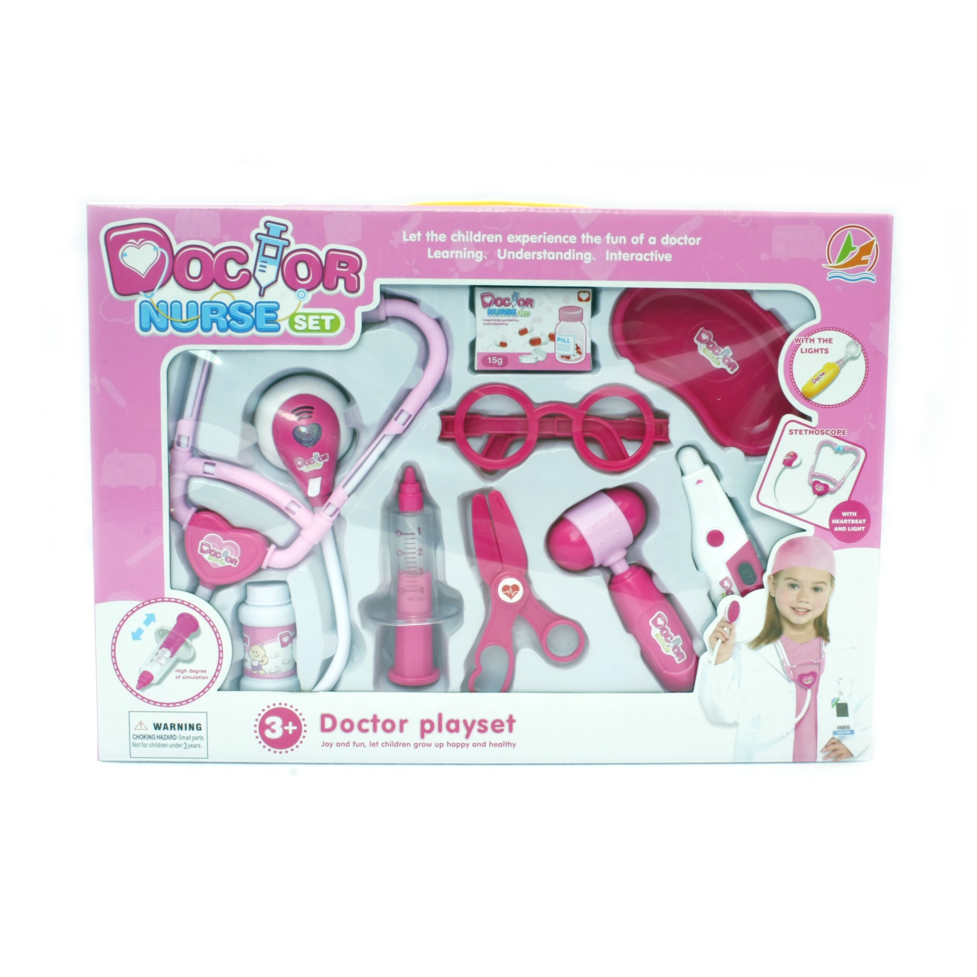 Set trusa de doctor jucarie pentru copii accesorii - eMAG.ro