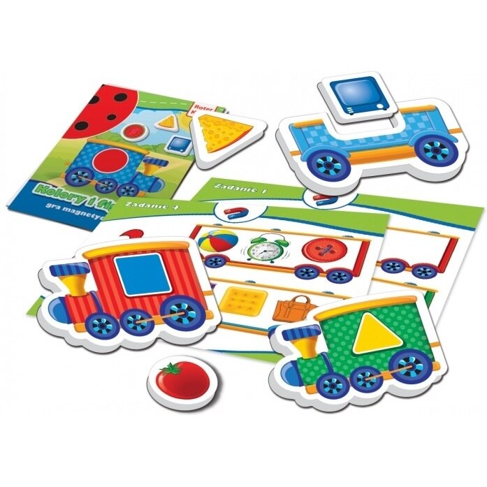 Joc educativ magnetic cu culori si forme geometrice, Roter Kafer - eMAG.ro