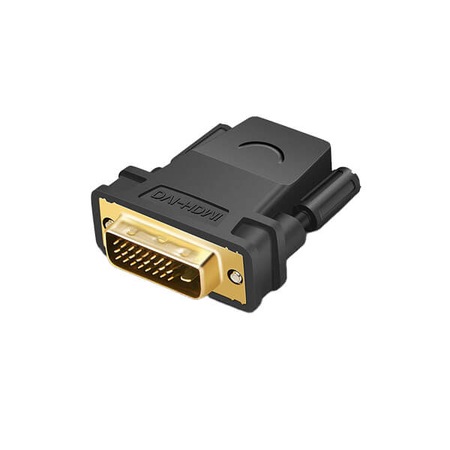 Adaptor HDMI Mama la DVI 24+1 Pini Tata, Ugreen 20124, Bidirectional, Full HD 1920x1080 @60Hz ...