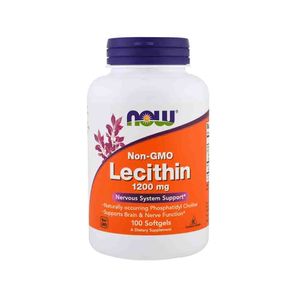 Capsule de Lecitina 1200mg, Now Foods, 100 capsule lichide - eMAG.ro