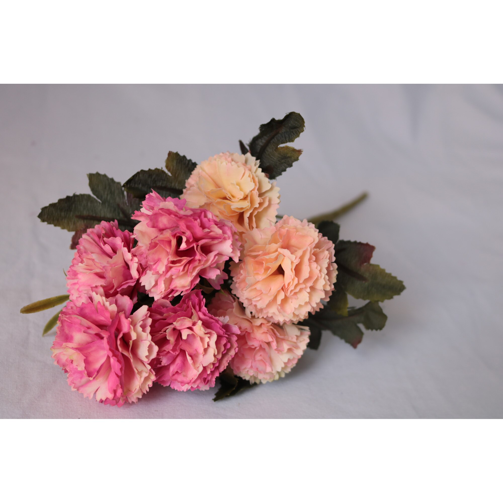 Buchet garofite, roz, 30 cm - eMAG.ro