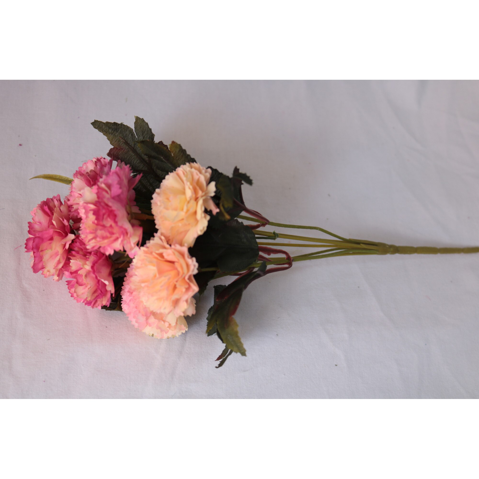 Buchet garofite, roz, 30 cm - eMAG.ro