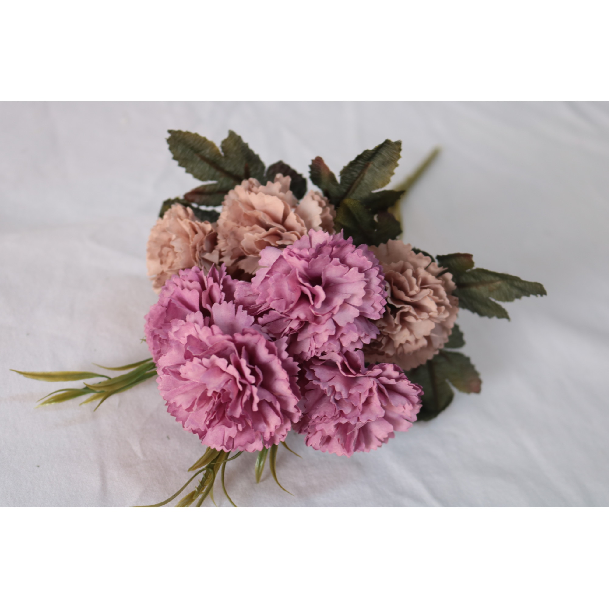 Buchet garofite, mov, 30 cm - eMAG.ro