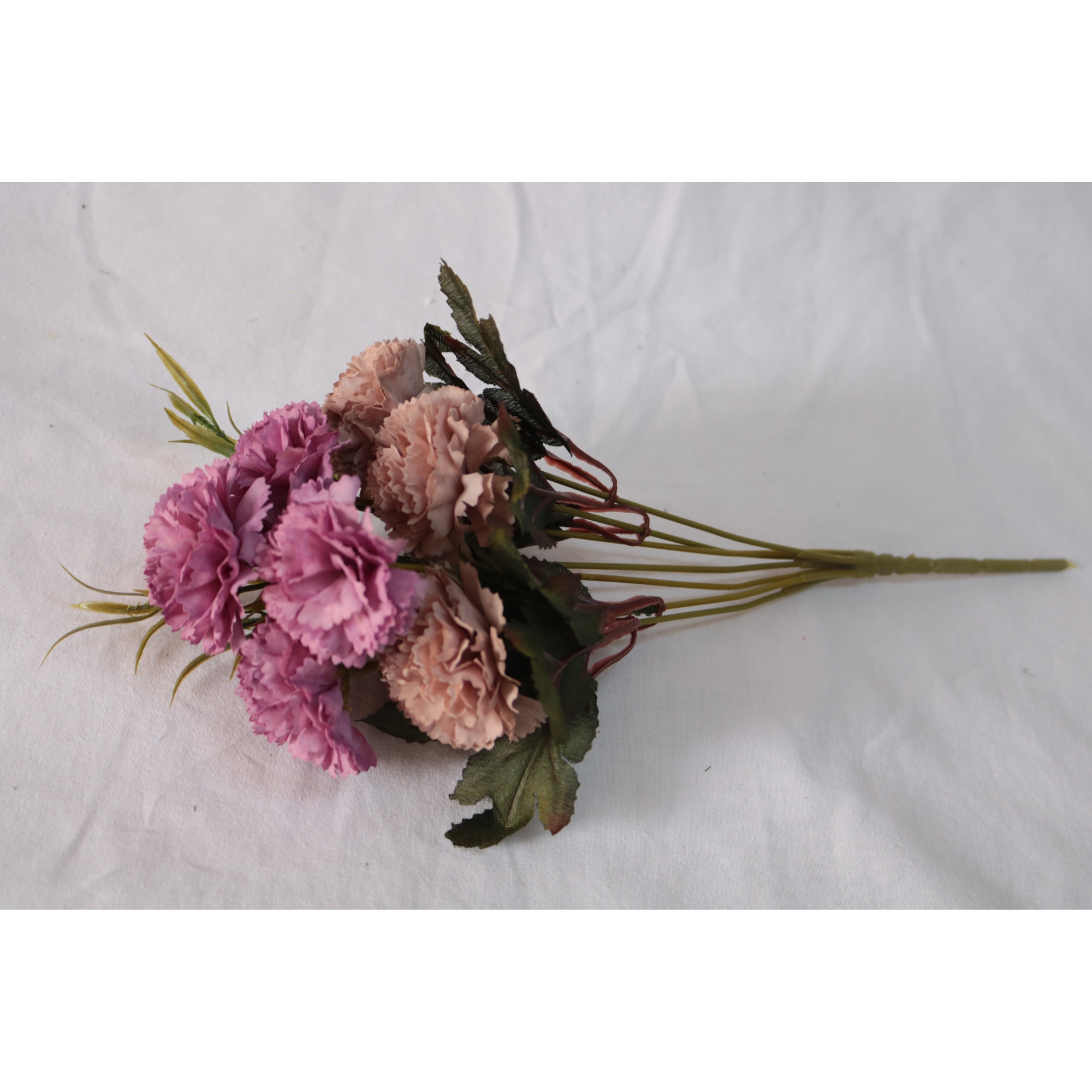 Buchet garofite, mov, 30 cm - eMAG.ro