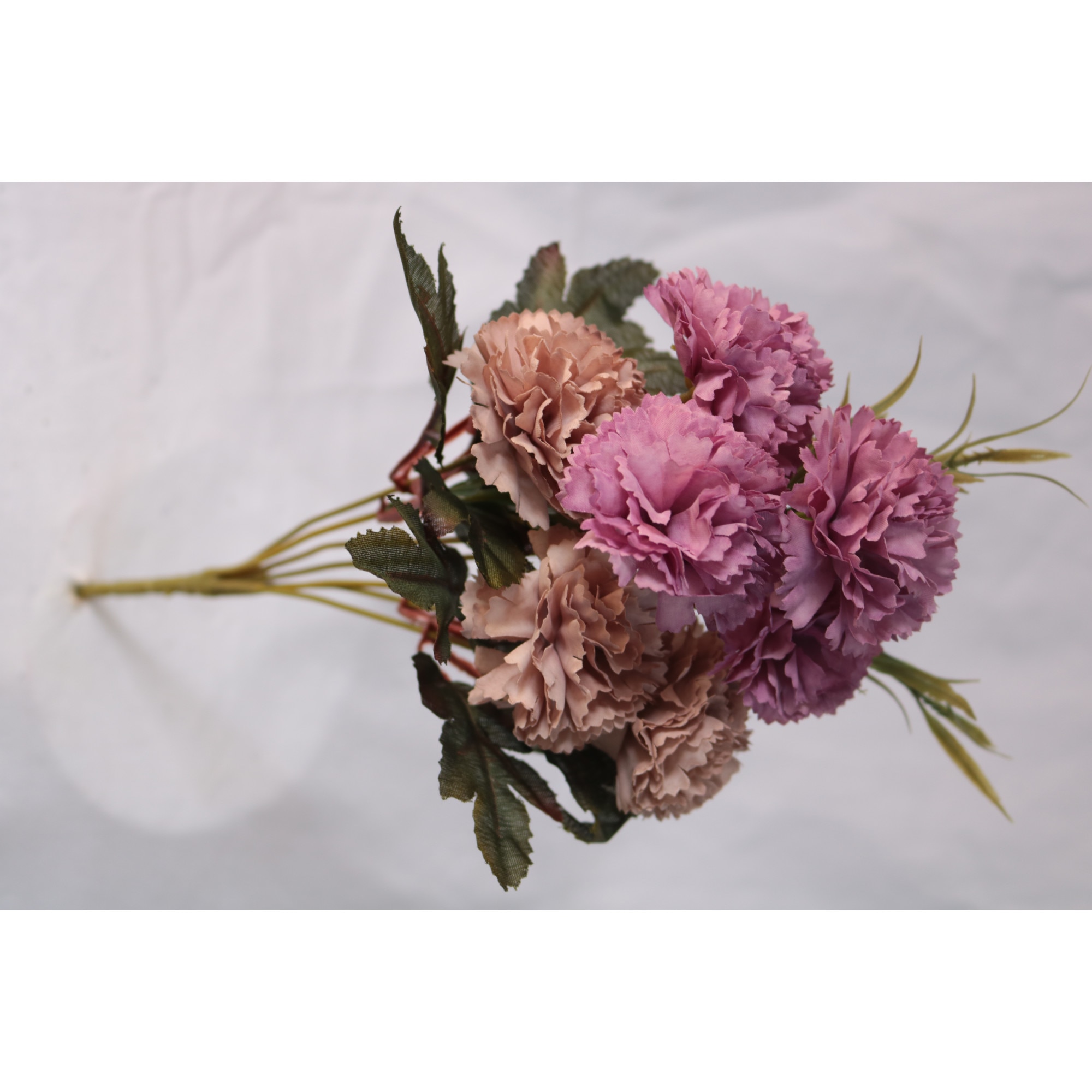 Buchet garofite, mov, 30 cm - eMAG.ro