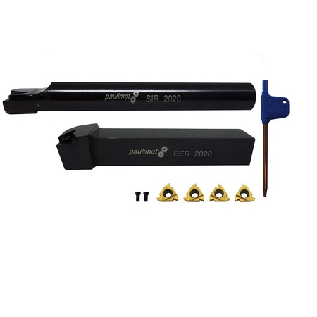 Set cutite de filetare intern si extern, suport 20x20mm, pas filet pana ...