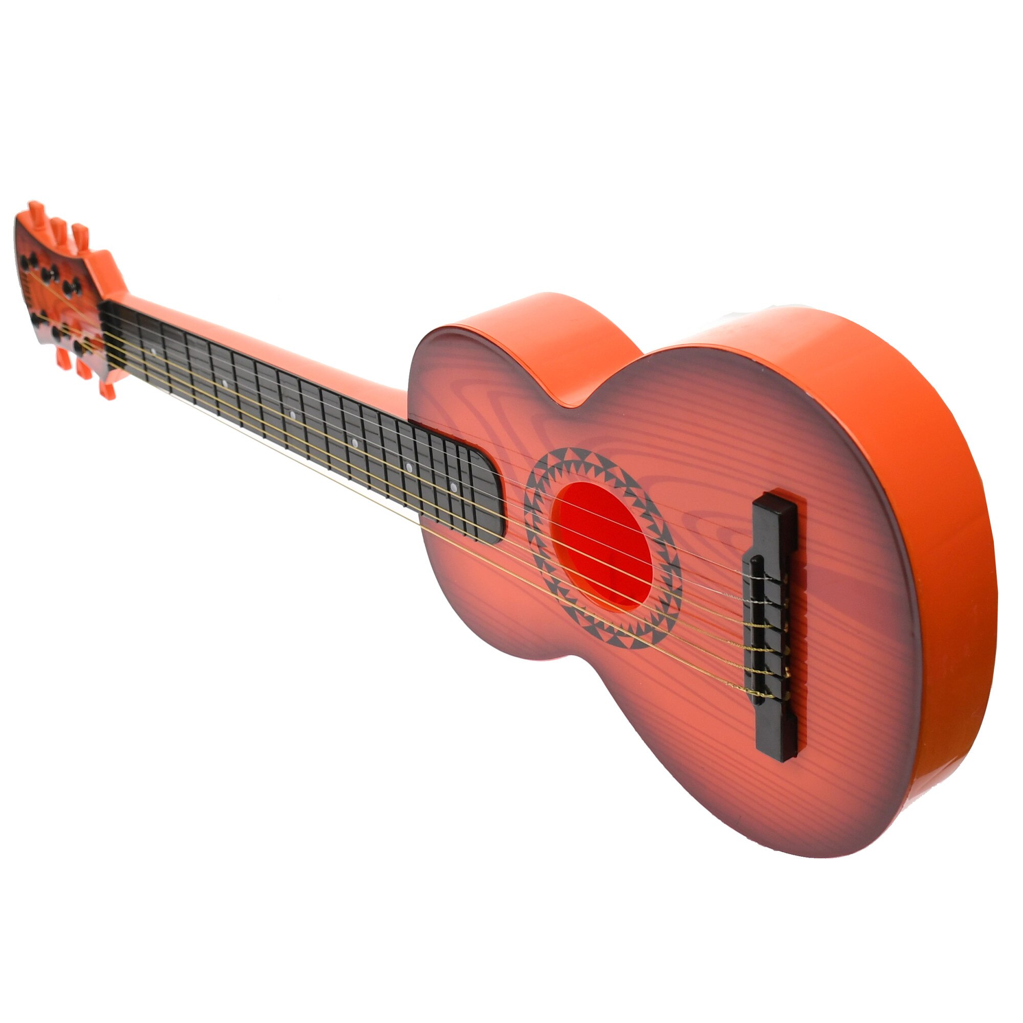 Chitara de jucarie rosie din PVC, 67 de cm - 7703C - eMAG.ro