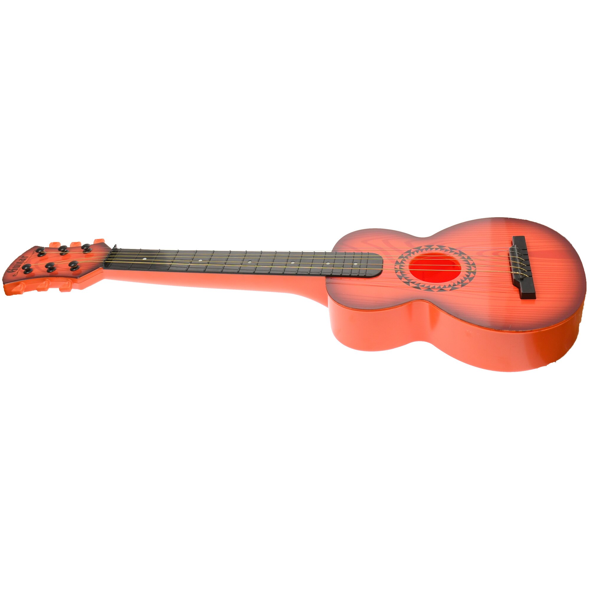 Chitara de jucarie rosie din PVC, 67 de cm - 7703C - eMAG.ro