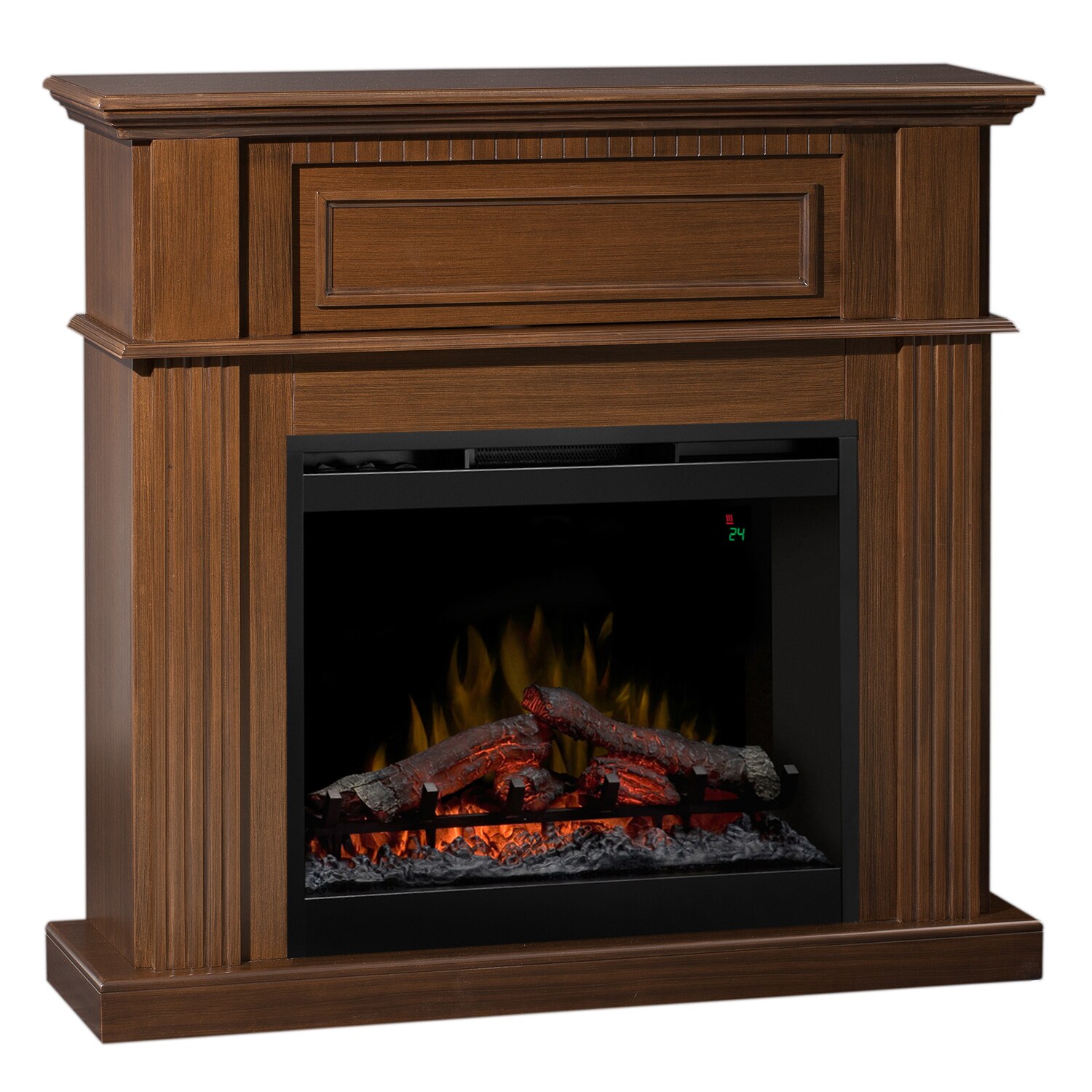 Elektromos kandalló Atena Dió- 3D Dimplex Optiflame DF2624-EU, Fűtéssel, Hanggal - eMAG.hu