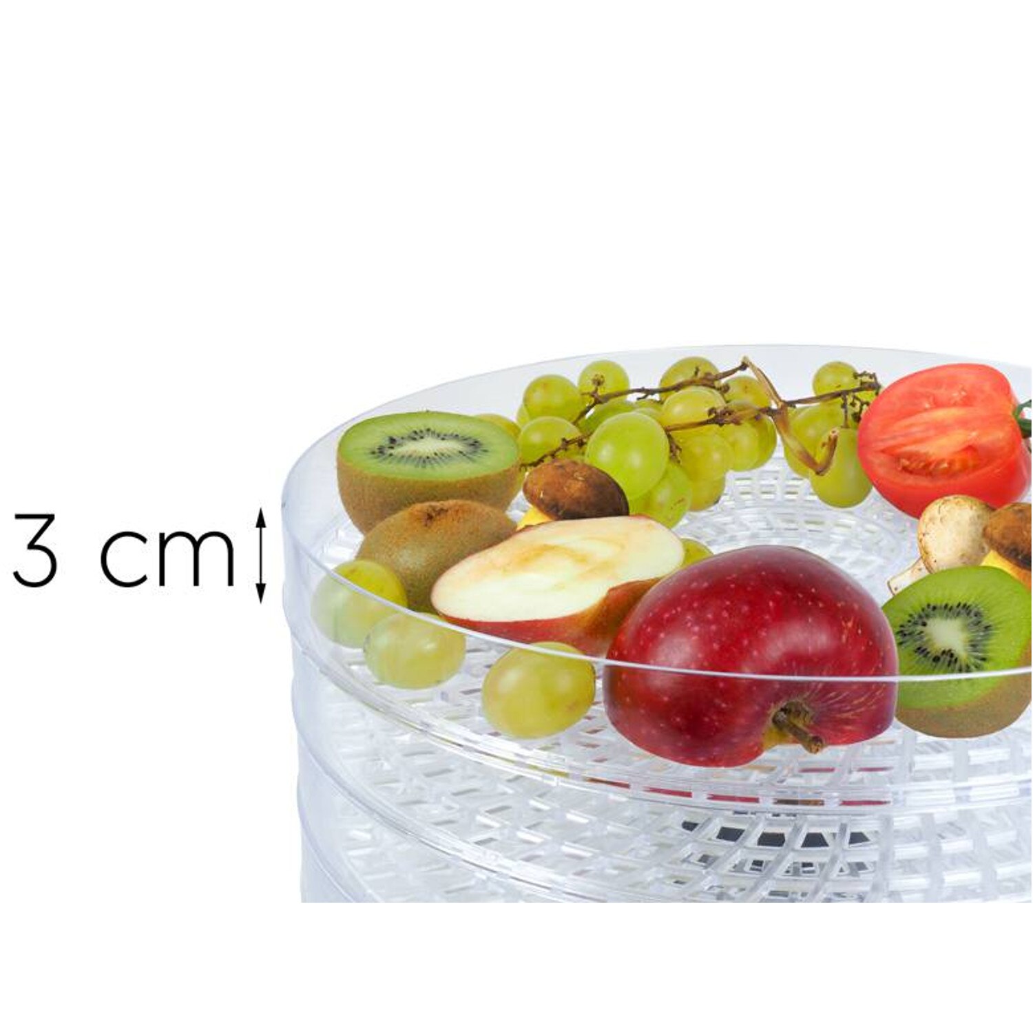 Deshidrator legume si fructe, 5 tavi, 250W, LTC SR001, Alb - eMAG.ro