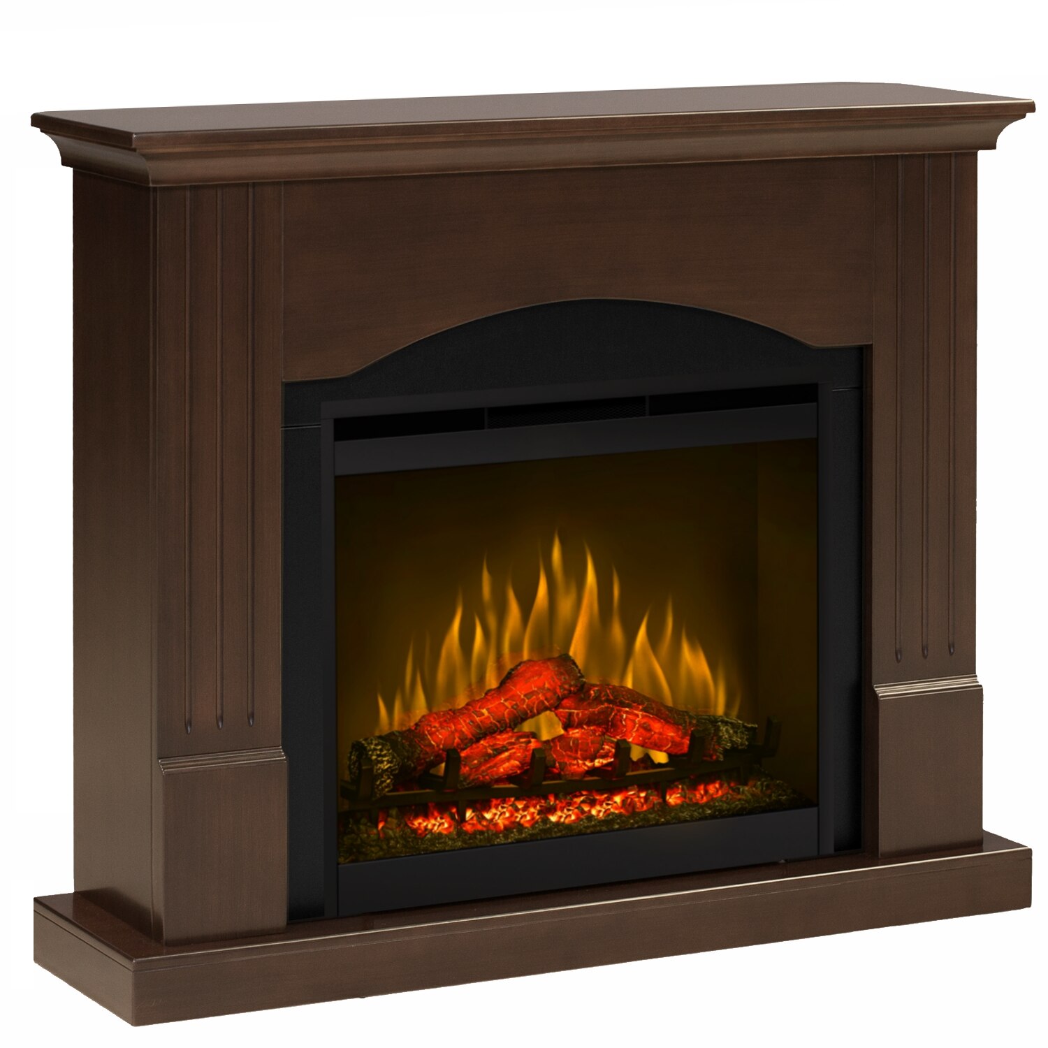 Semineu Nisa Deluxe Nuc Mediu - cu focar electric 3D Dimplex Optiflame ...